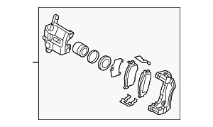 2006-2011 Hyundai Accent Caliper 58180-1GA00 | OEM Parts Online