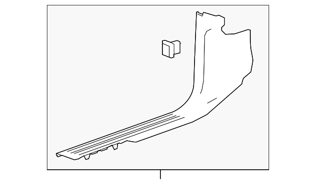 2015-2020 Cadillac Kick Panel 23475150 | GMPartsDirect.com