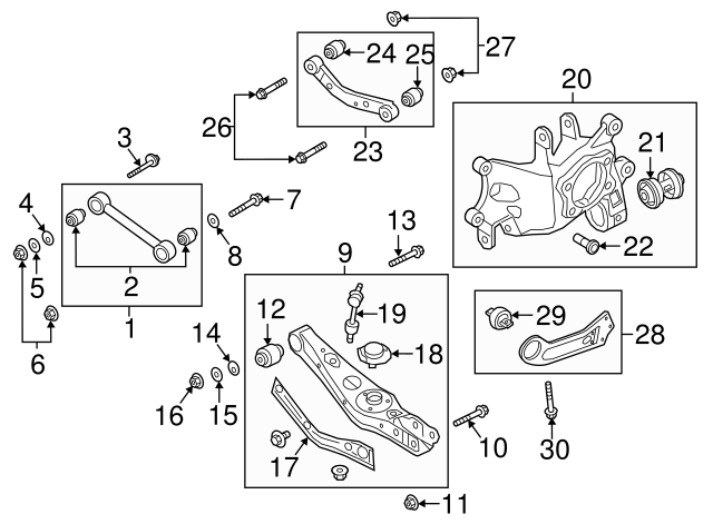 55217-D9000 - Lower Control Arm Cover - 2018-2022 Kia Sportage | Kia ...