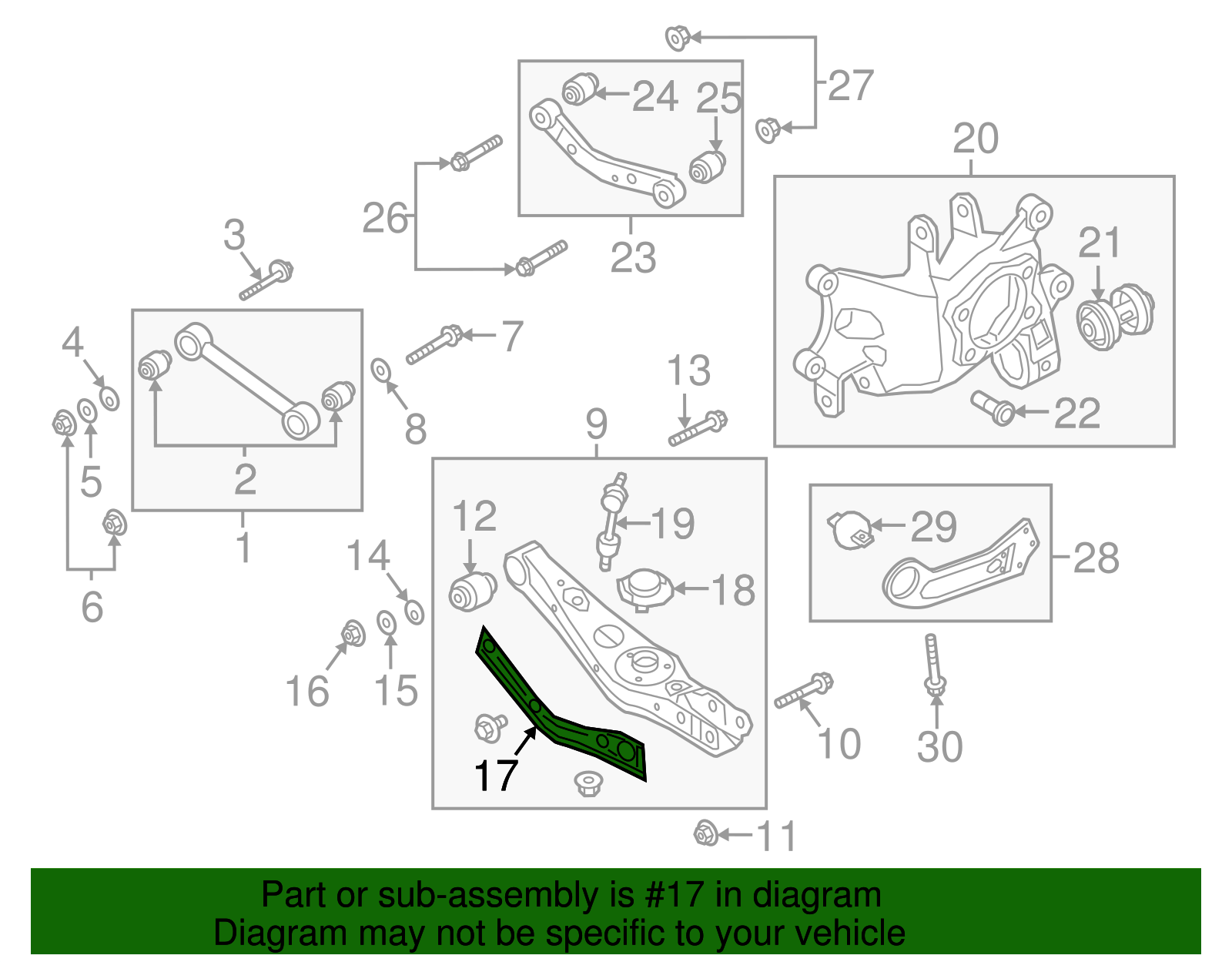 55217-D9000 - Lower Control Arm Cover 2018-2022 Kia Sportage | Kia ...