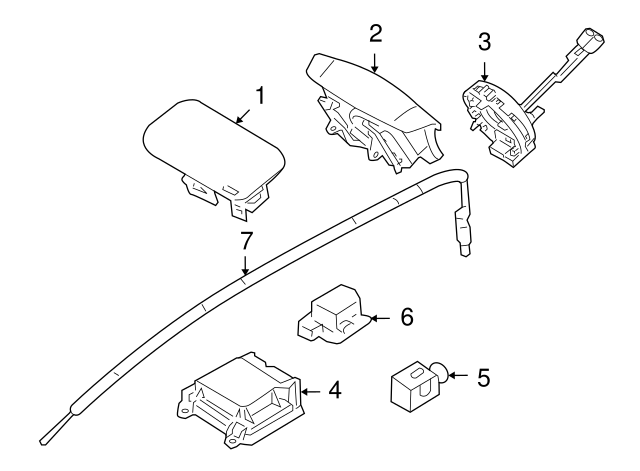 2010-2012 Hyundai Santa Fe Driver Inflator Module 56900-0W500-HZ | OEM ...