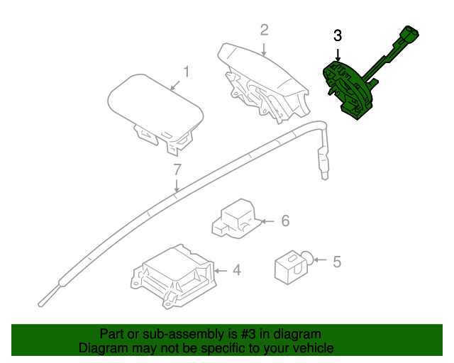 2007-2012 Hyundai Santa Fe Clock Spring 93490-2B300 | OEM Parts Online