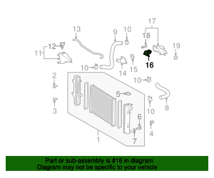 2006-2010 Lexus Engine Coolant Thermostat 90916-03138 | OEM Parts Online