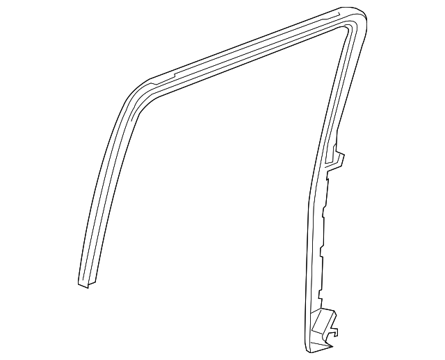 2020-2023 GM Run Weather-Strip 84862436 GM | GMPartsDirect.com