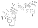 DA8Z-5G232-C - Catalytic Converter With Integrated Exhaust Manifold ...