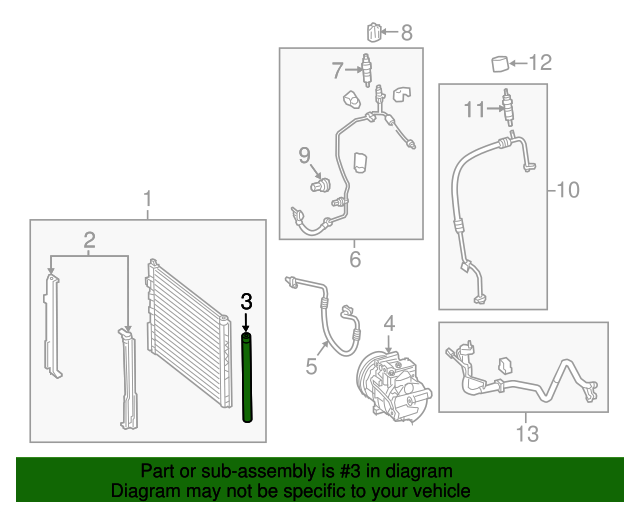 099-835-00-00 - A/C Receiver Drier 2014-2021 Mercedes-Benz | Mercedes ...
