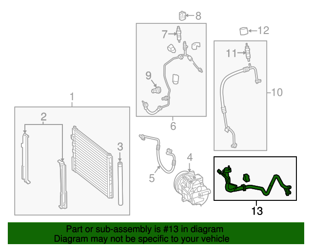 Mercedes-Benz OEM Discharge Hose Part# 246-830-12-02 | OEM Vehicle Parts