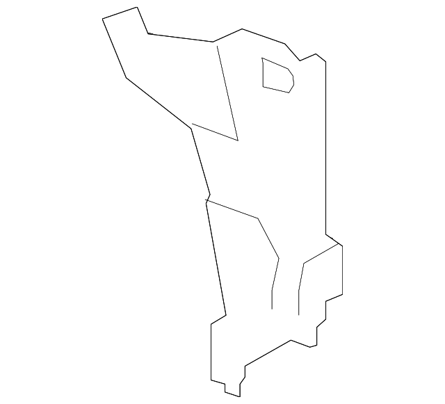 2012-2015 Chevrolet Camaro Radiator Support Baffle - Passenger Side (RH ...