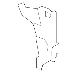 2012-2015 Chevrolet Camaro Radiator Support Baffle - Passenger Side (RH ...