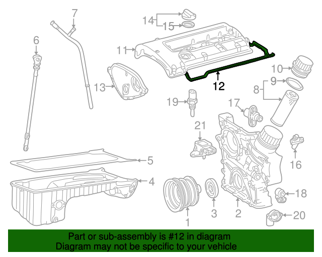 111-016-02-21 - Gasket Set, Cylinder Head 1994-2004 Mercedes-Benz ...