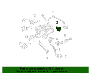 1998-2006 Volkswagen Turbocharger Gasket 06A-253-039-E | vwpartscenter