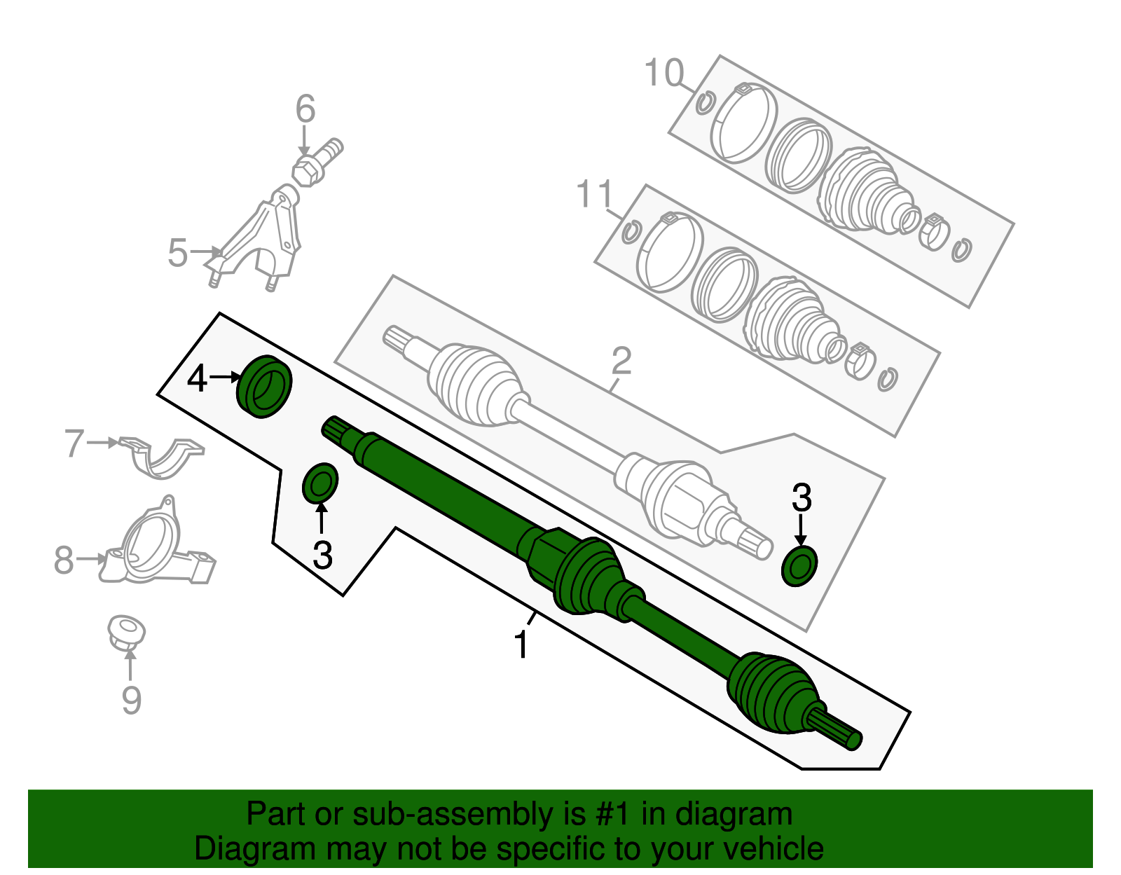 TX-721 - Motorcraft™ Cv Axle Assembly 2011-2018 Ford Fiesta | Big 3 ...