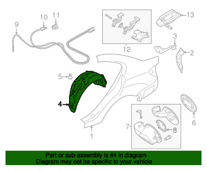 2017-2021 Subaru Impreza OEM NEW 2017-2019 Subaru Impreza Splash Shield ...