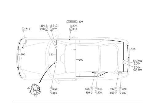 Parktronic System (Pts) for 2001 Mercedes-Benz CLK 320 | Mercedes-Benz ...