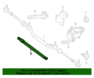 124-463-04-32-64 - Steering Damper 1984-2004 Mercedes-Benz | AutoNation ...