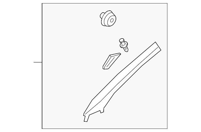 85810-S9200WK - Windshield Pillar Trim 2020-2024 Kia Telluride | Kia ...