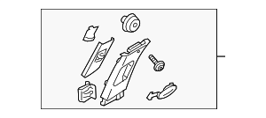 85830-S9200WK - Upper Center Pillar Trim 2020-2023 Kia Telluride | Kia ...