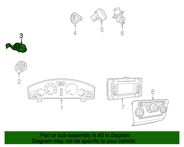 2007-2021 Mopar Park Brake Warning Switch 5189366AB | TascaParts.com
