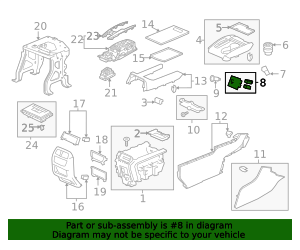 39115-TG7-A51 - Jack Assembly Accessory & USB & Auxiliary - 2016-2019 ...