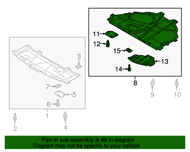 2013-2021 Mazda Under Cover TK48-56-110 | Mazda Parts HQ