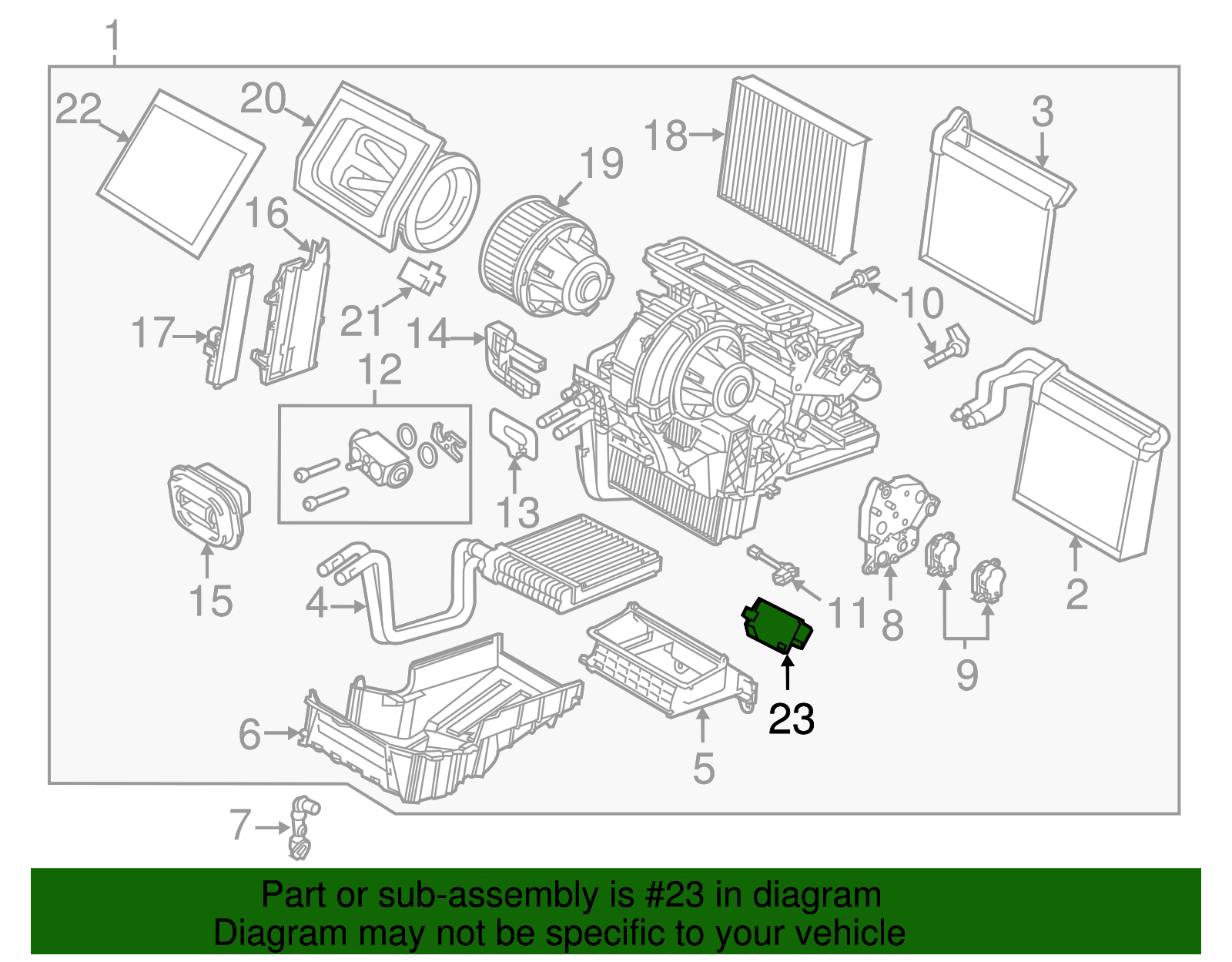Genuine OEM Ford Part - Motorcraft™ HVAC Blower Motor Control Module YH ...