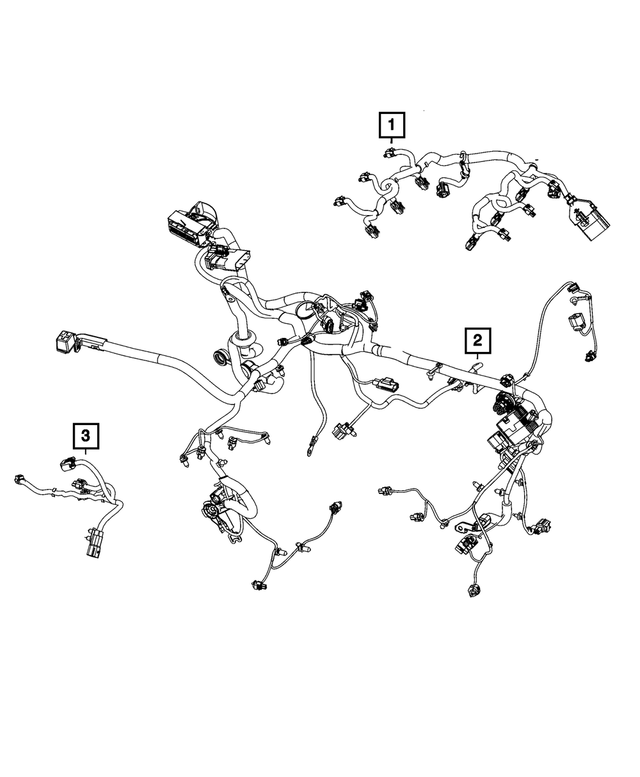 68541701AB - Engine Wiring 2022-2023 Mopar | AutoNationParts.com