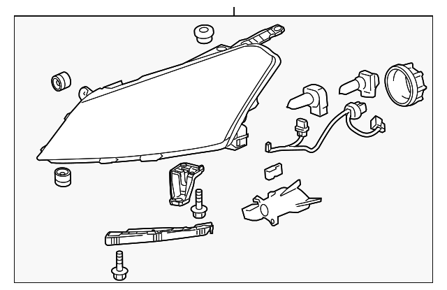 2013-2017 Chevrolet Traverse Passenger Side Headlamp 84262932 GM ...