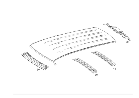 Roof for 2012 Mercedes-Benz GLK350 | MB Parts Center