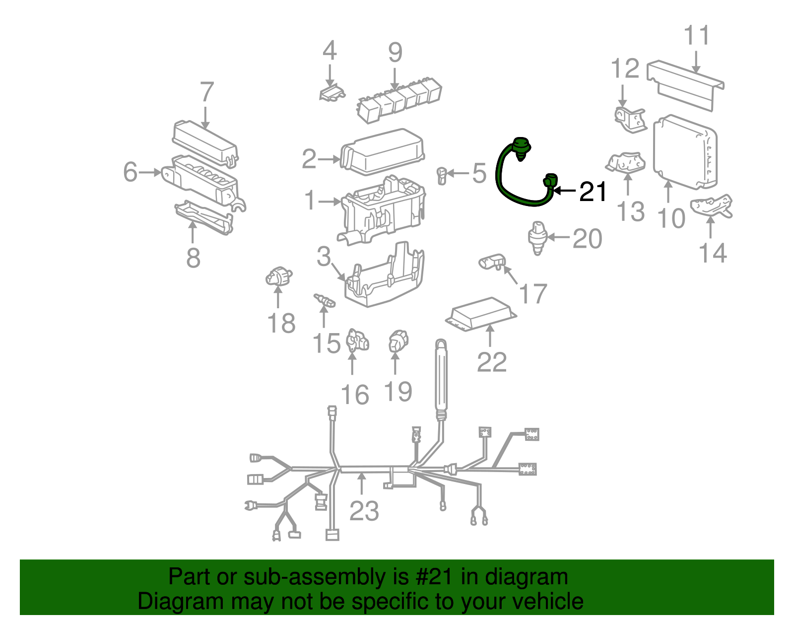 1988-2025 Toyota Back Up Light Switch 84210-52050 | Toyota Parts Center