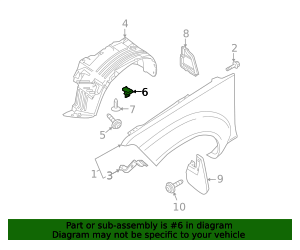 01281-00831 | Nissan Grommet Screw - Genuine OEM | 0128100831 | Nissan ...