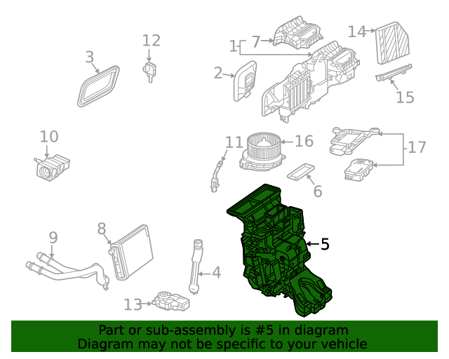 167-830-38-05 - Air Distributor 2020-2023 Mercedes-Benz ...