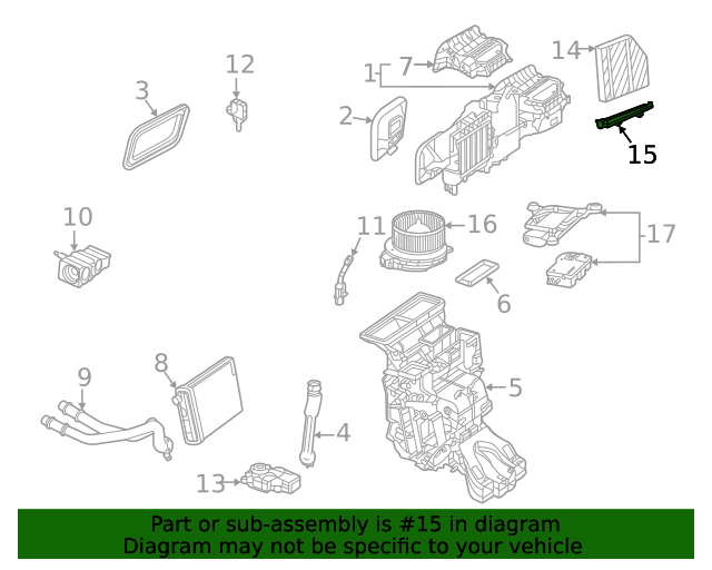 167-830-96-04 - Filter Element Lower Cover 2020-2021 Mercedes-Benz ...