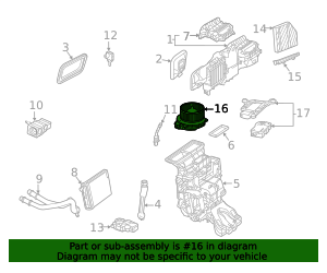2020-2023 Mercedes-Benz Blower Motor 099-906-25-02 | AutoNationParts.com