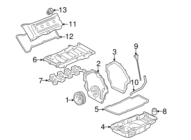 2000-2011 GM Valve Cover Gasket 12581817 | Auto Parts Express