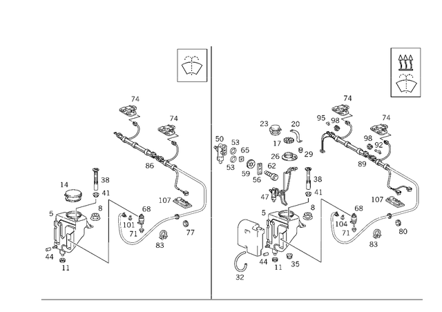1994-2002 Mercedes-Benz Container 210-869-12-20 | MB OEM Parts