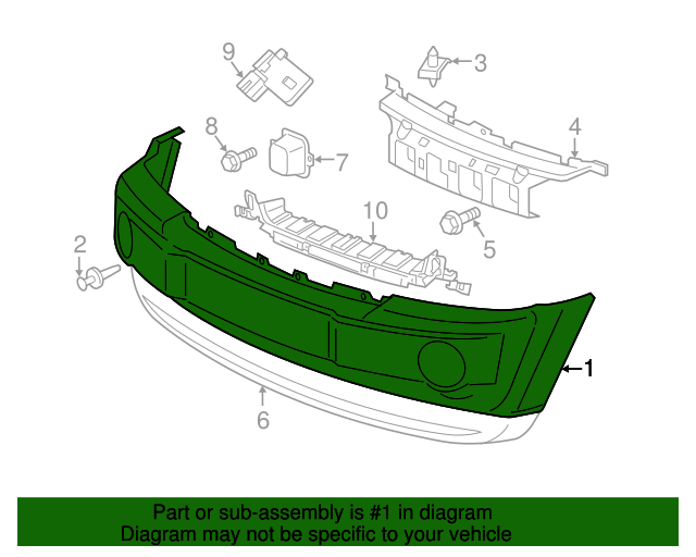 2005-2007 Jeep Grand Cherokee Bumper Cover 5159124AA | TascaParts.com