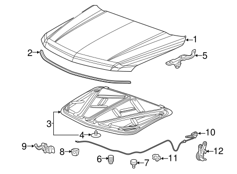 Hood & Components for 2015 Chevrolet Suburban | GMPartsDirect.com