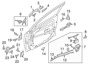 2005-2020 Kia Hinge 79320-2E000 | TascaParts.com