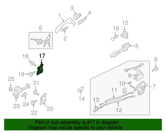 79320-2E000 - Hinge 2005-2022 Kia | Kia Cheap Parts
