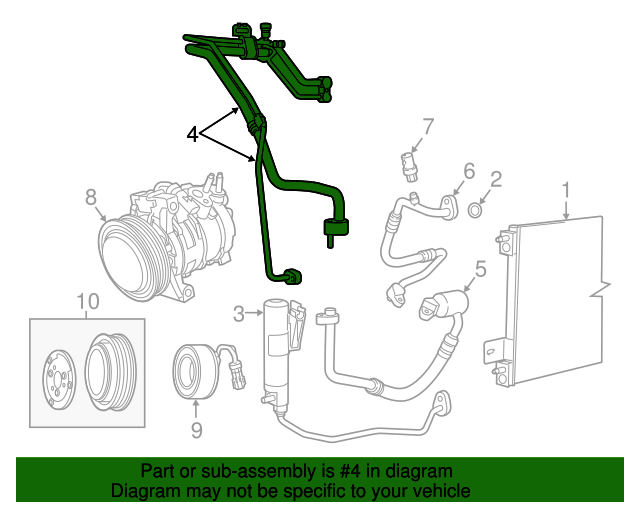 2010-2017 Mopar Liquid Line 5058899AF | TascaParts.com