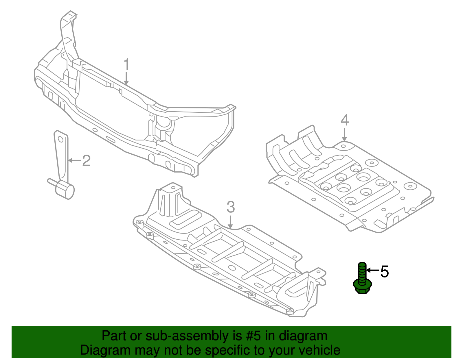 29150-2J000 - Under Cover Bolt 2009 Kia Borrego | Kia.Parts Store