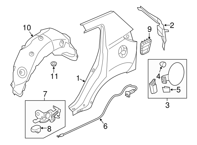 2005-2019 Kia OEM NEW 2005-19 Kia Grille Assembly-Air Extractor ...