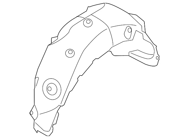 86821-3W500 - Splash Shield 2014-2016 Kia Sportage | Kia.Parts Store