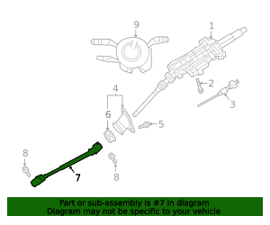 463-460-17-01 - Lower Shaft 2019-2021 Mercedes-Benz | Mercedes-Benz USA ...