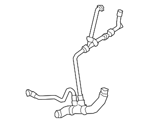 463-500-23-88 - Radiator Coolant Hose For 2013-2018 Mercedes-Benz ...