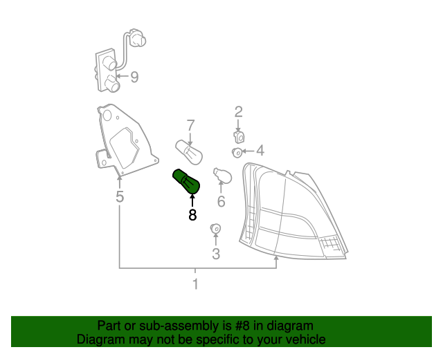 Bulb - Toyota (99132-11210) | Toyota Parts