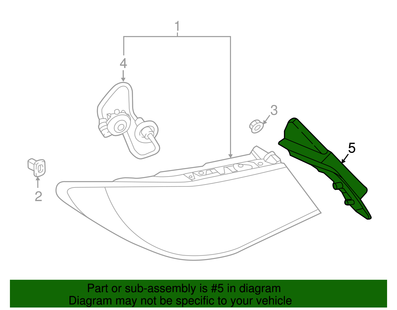 26557-5CA0A - High-Quality Tail Light Bezel for 2017-2020 Infiniti Q60 ...