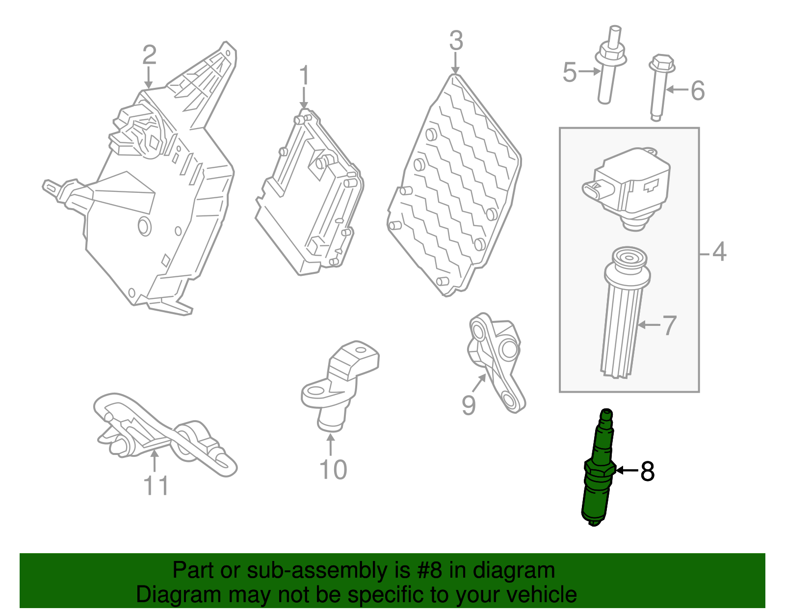 Genuine OEM Ford Part - Motorcraft™ Spark Plug SP-550-X | Genuine OEM ...