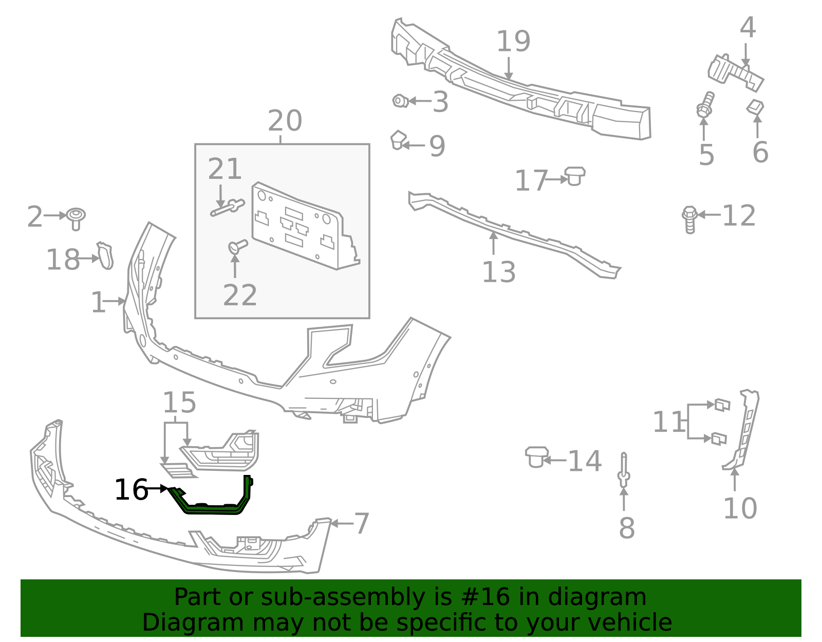2022-2024 GMC Terrain Molding Extension 85538440 | Partners Chevy
