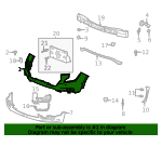 2022-2024 GMC Terrain Primed Front Bumper Upper Fascia 84931973 GM ...